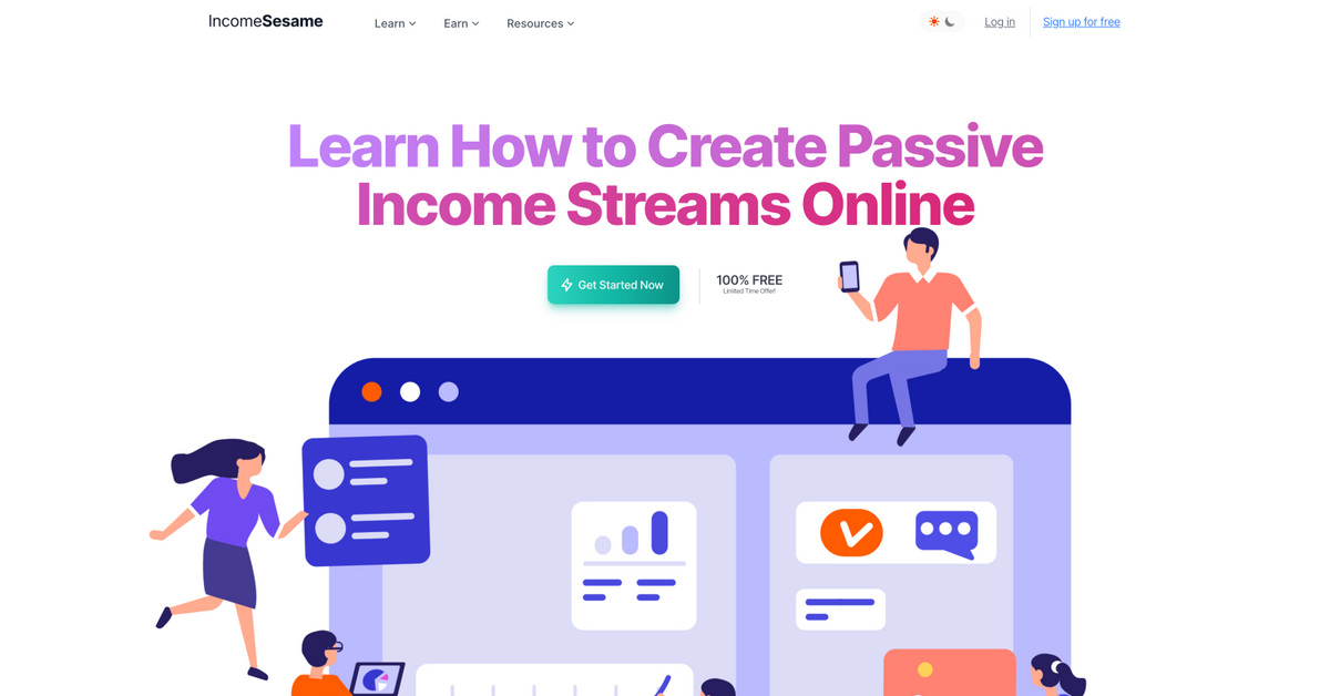 IncomeSesame — Learn How to Create Passive Income Streams Online